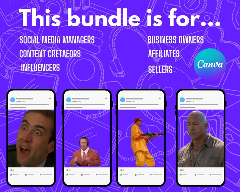 Transparent Memes | Meme Emotes | Easy Canva Edit | Funny Viral ...