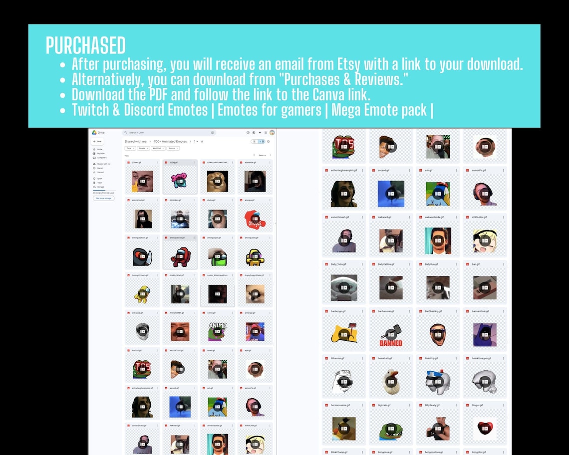 700+ Animated Emotes – Twitch & Discord Gamer GIF Mega Pack | Streamer ...