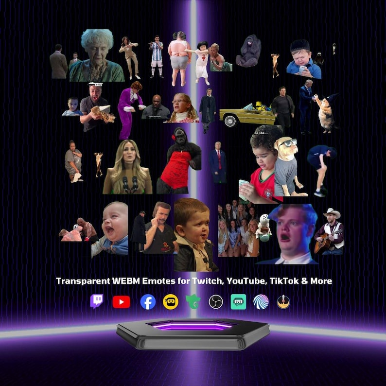 1300+ Viral Transparent Memesanimated Meme Overlays |stream Alerts ...