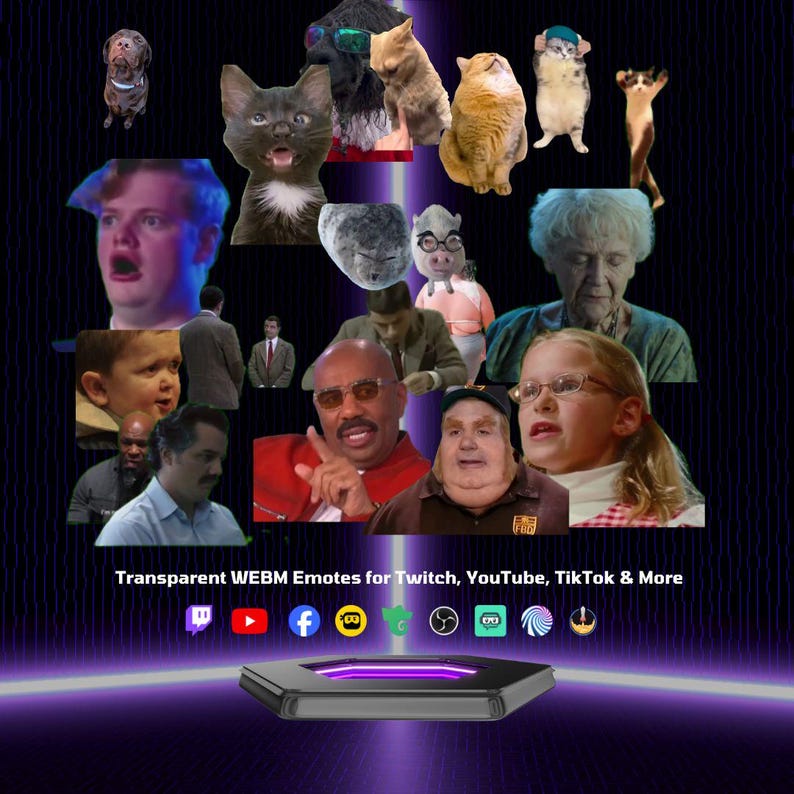 1300+ Viral Transparent Memesanimated Meme Overlays |stream Alerts ...