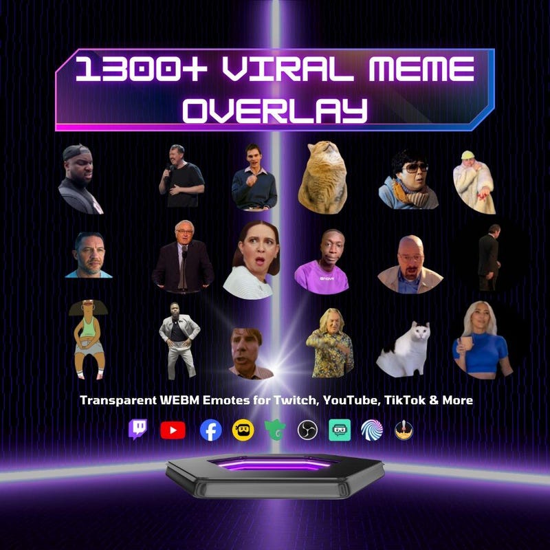 Meme Overlays - Etsy