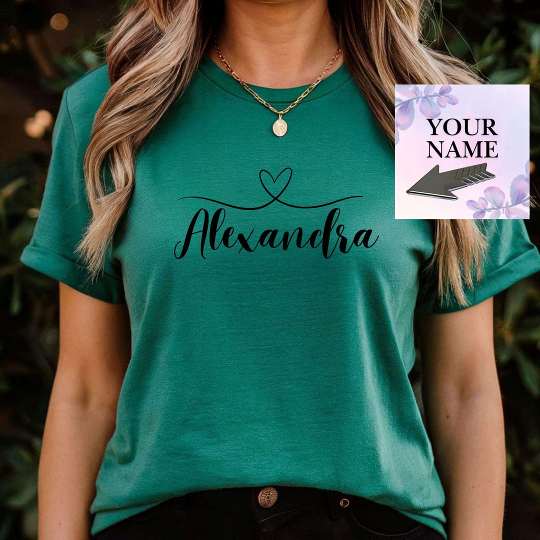 Alexander's Personalized T-shirt, Shirt With Your Name, T-shirt as a ...
