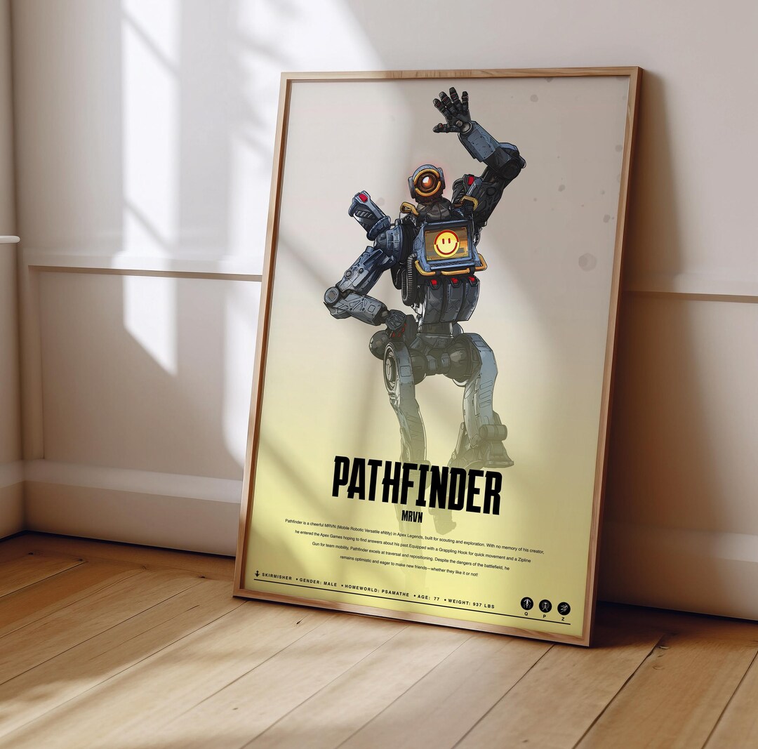 Apex Legends Pathfinder Poster | Apex Legends Print | Gaming Poster ...