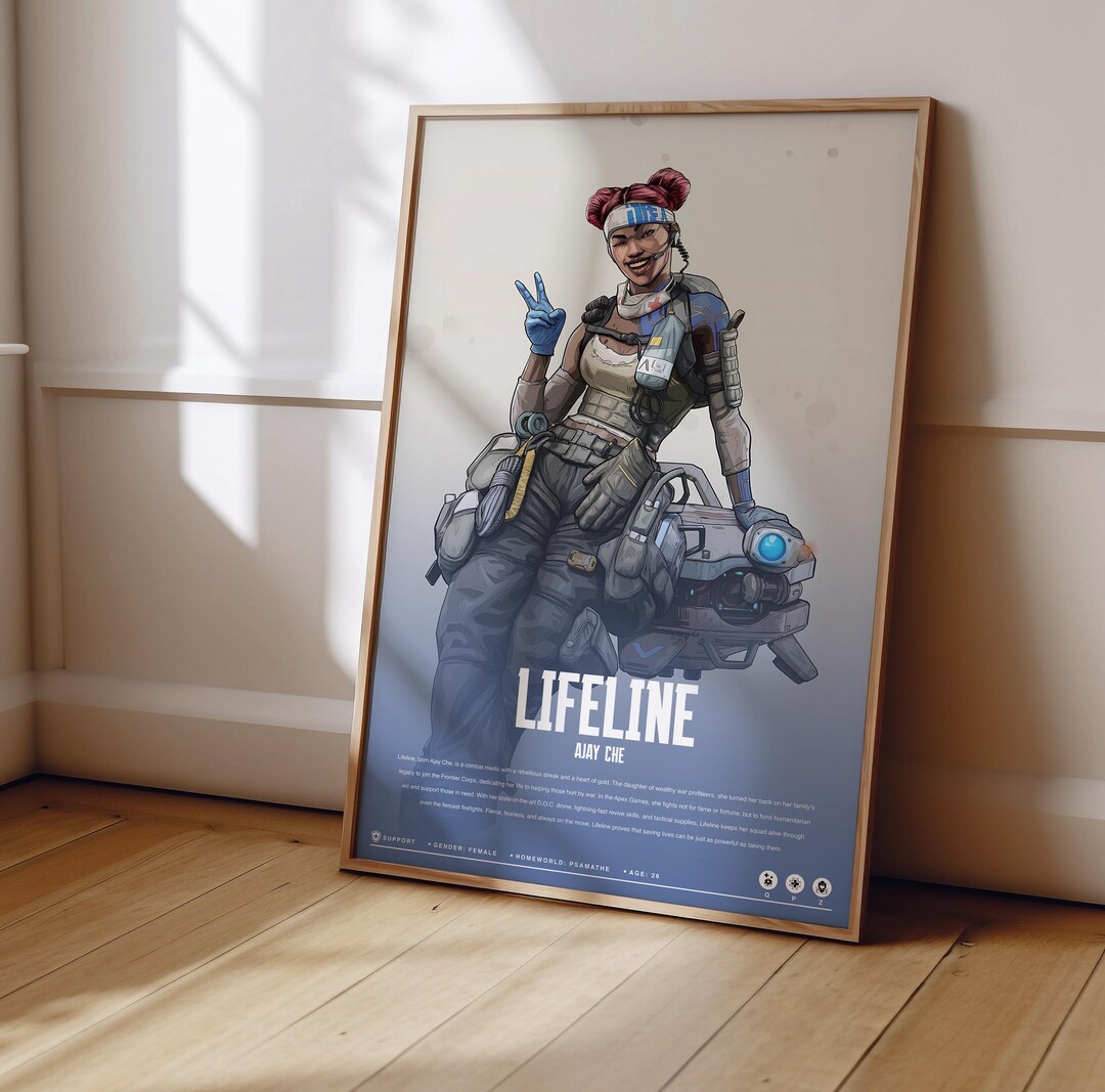 Apex Legends Lifeline Poster | Apex Legends Print | Gaming Poster ...