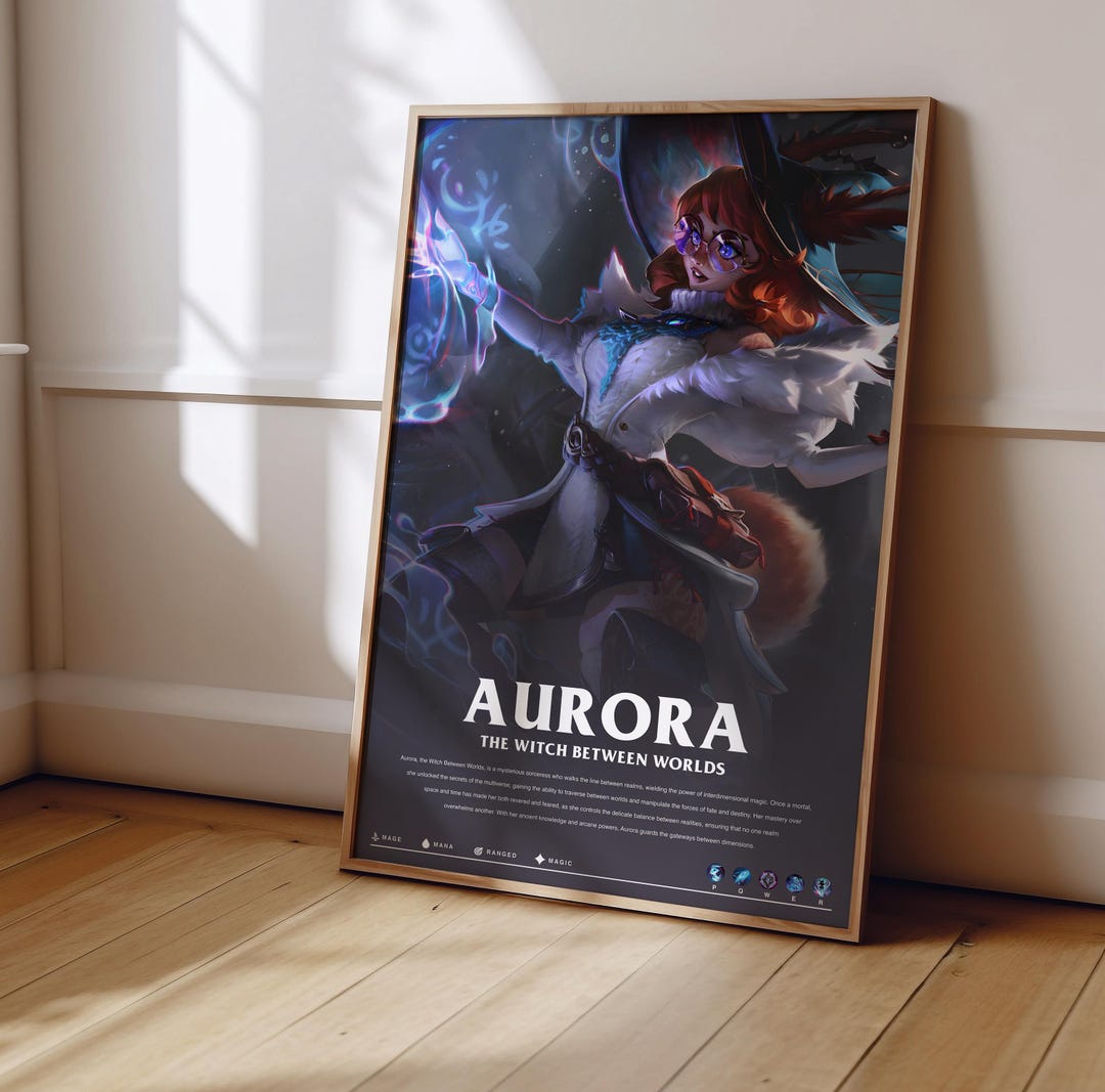 League of Legends Aurora Poster | Lol Poster Print | Gaming Poster ...