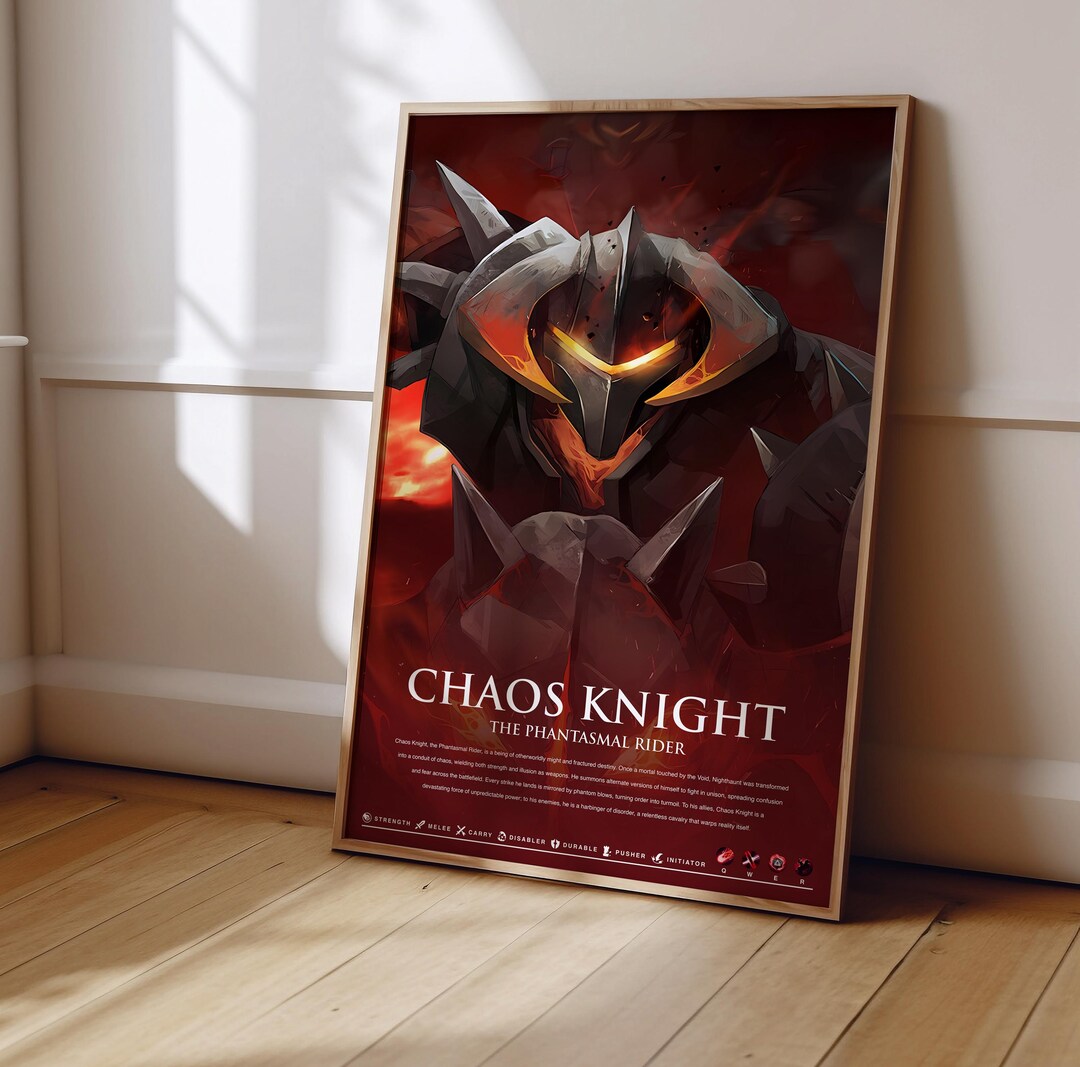 Dota 2 Chaos Knight Poster | Dota 2 Poster Print | Gaming Poster ...