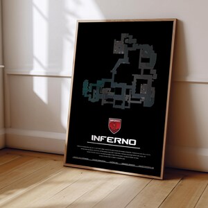 Counter Strike Poster Inferno - Etsy