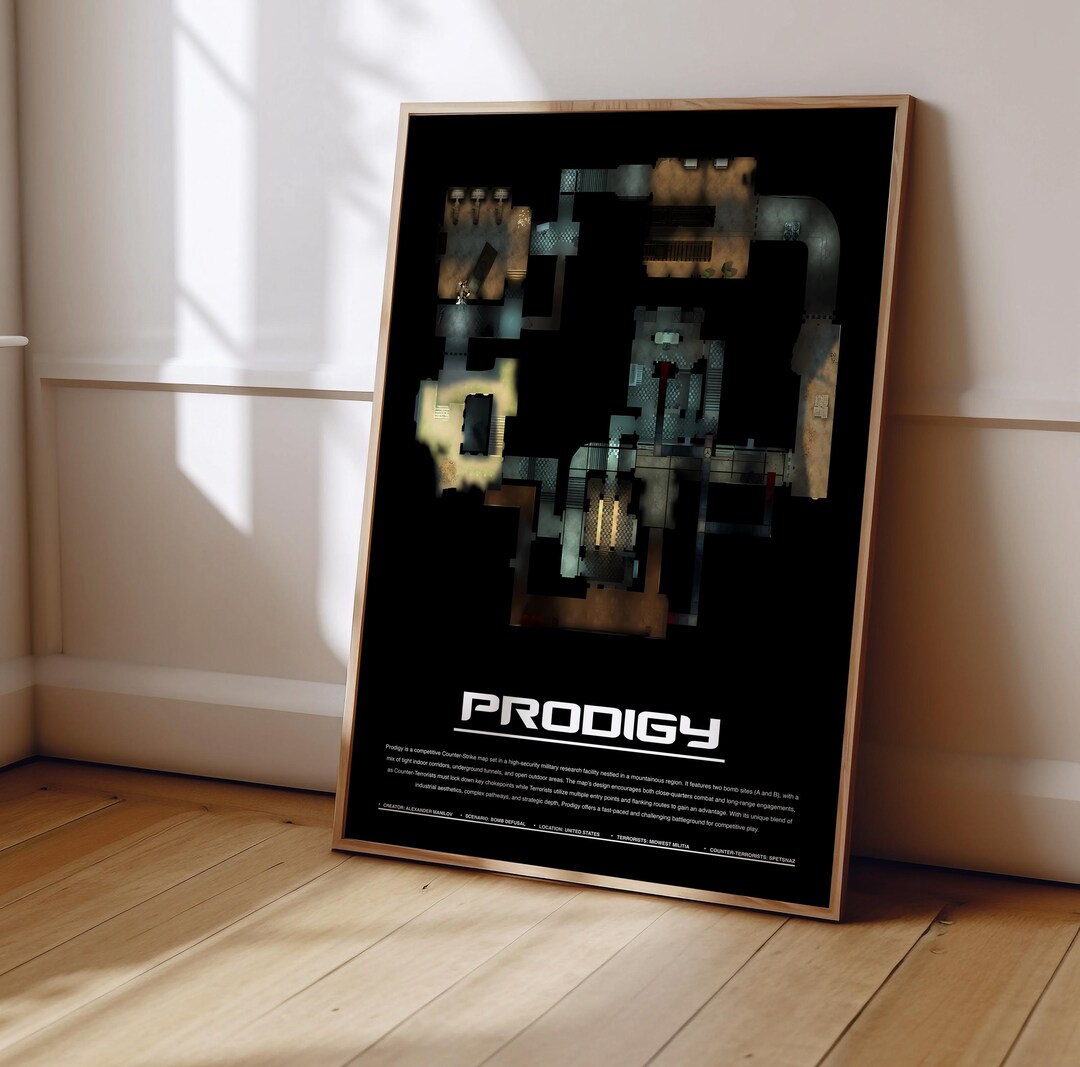 Counter Strike Prodigy Poster | Counter Strike Print | Gaming Poster ...