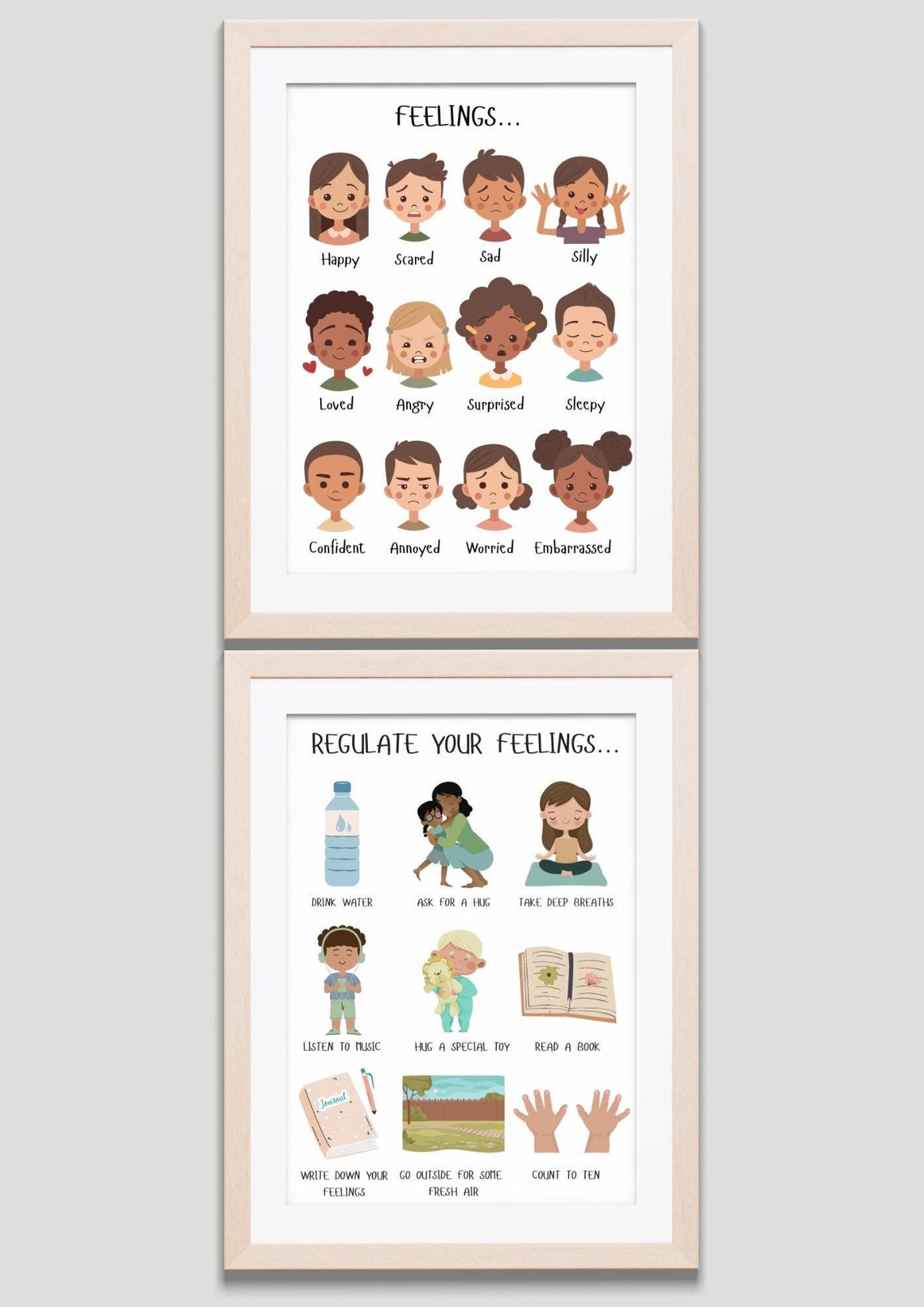 Feelings and Regulating Your Feelings, A4 and A3, Feelings, Emotions ...