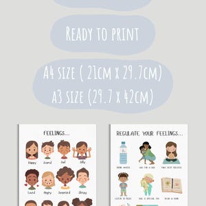 Feelings and Regulating Your Feelings, A4 and A3, Feelings, Emotions ...