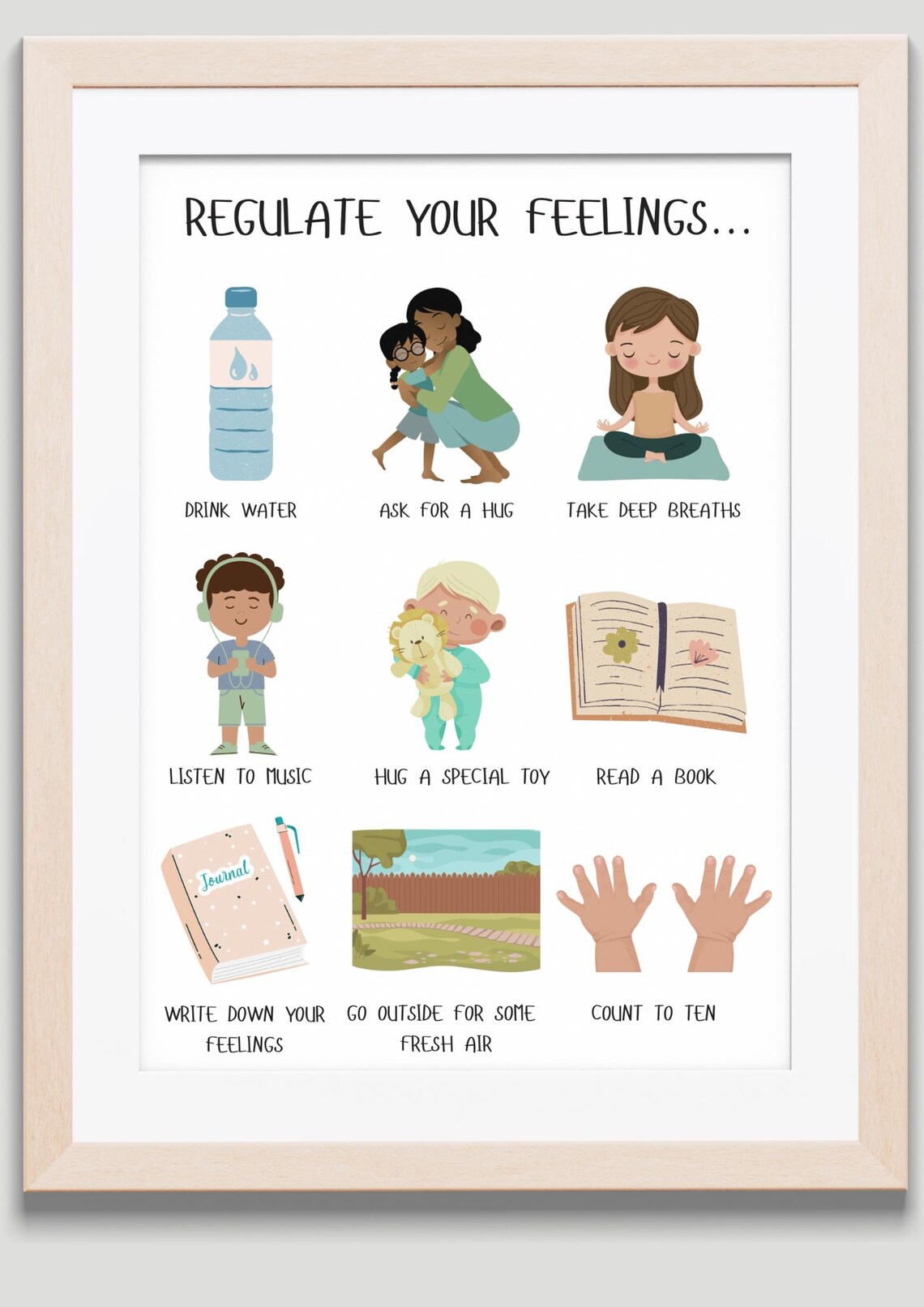Feelings and Regulating Your Feelings, A4 and A3, Feelings, Emotions ...