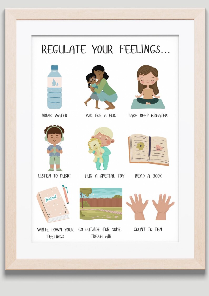 Feelings and Regulating Your Feelings, A4 and A3, Feelings, Emotions ...