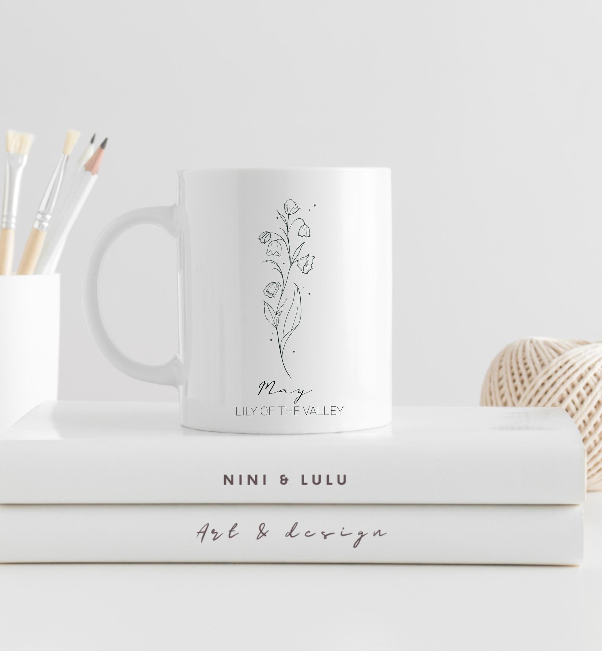 Birth Month Flower, May Tattoo, Lilly of the Valley Flower,fine Line ...