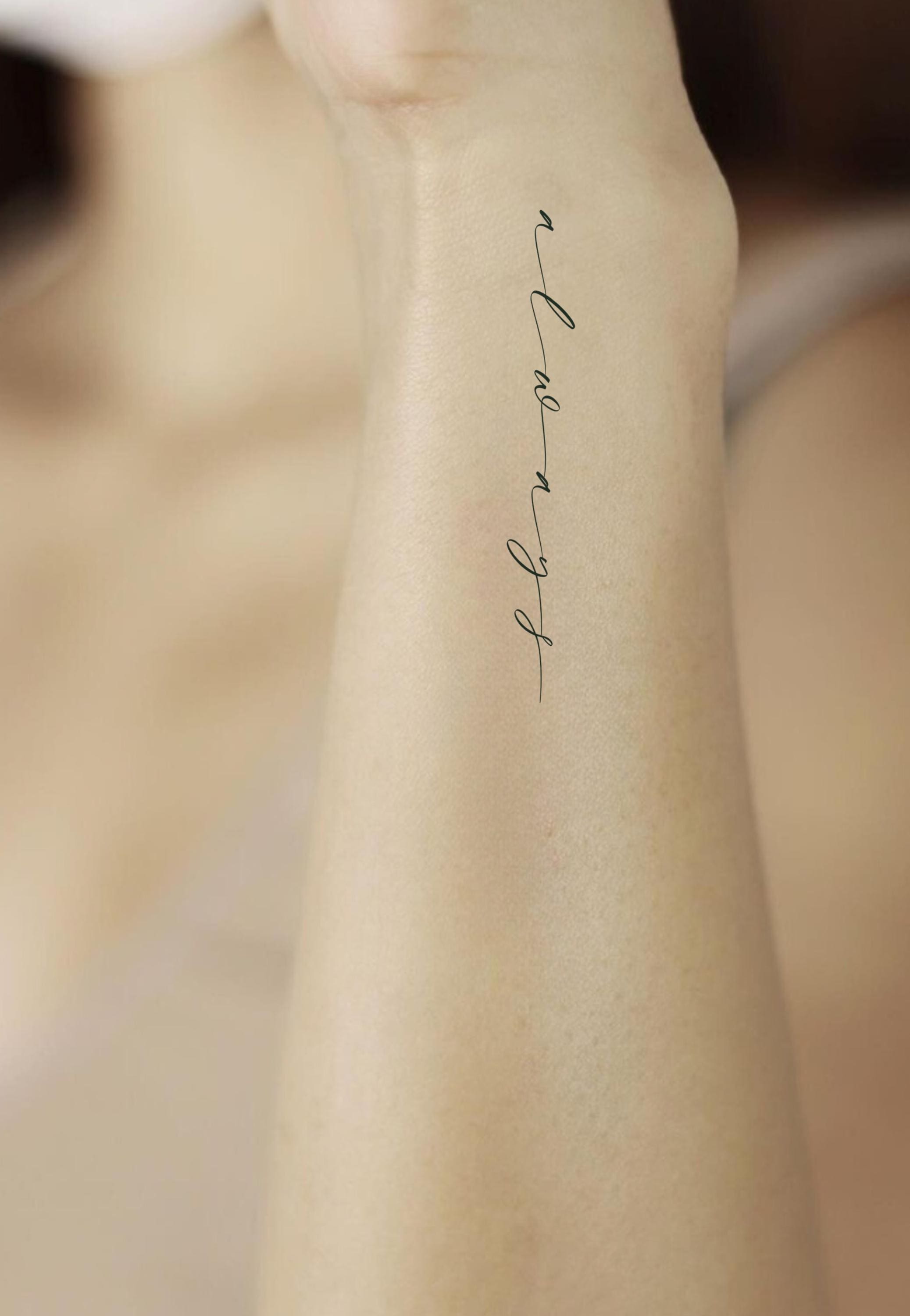 Handschriften Tattoos