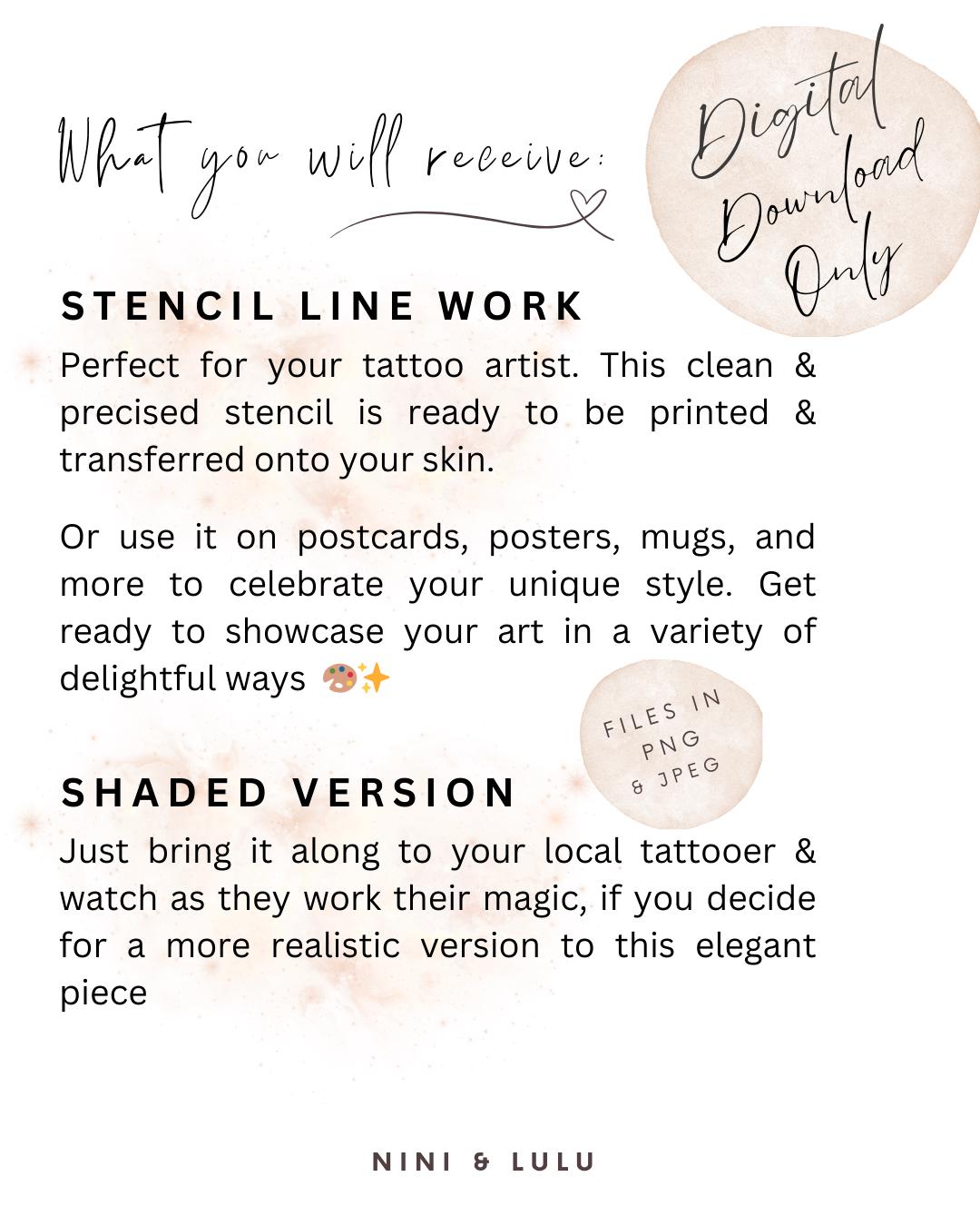 September Birth Month Flower Tattoo Design, Aster Birth Month Flower ...