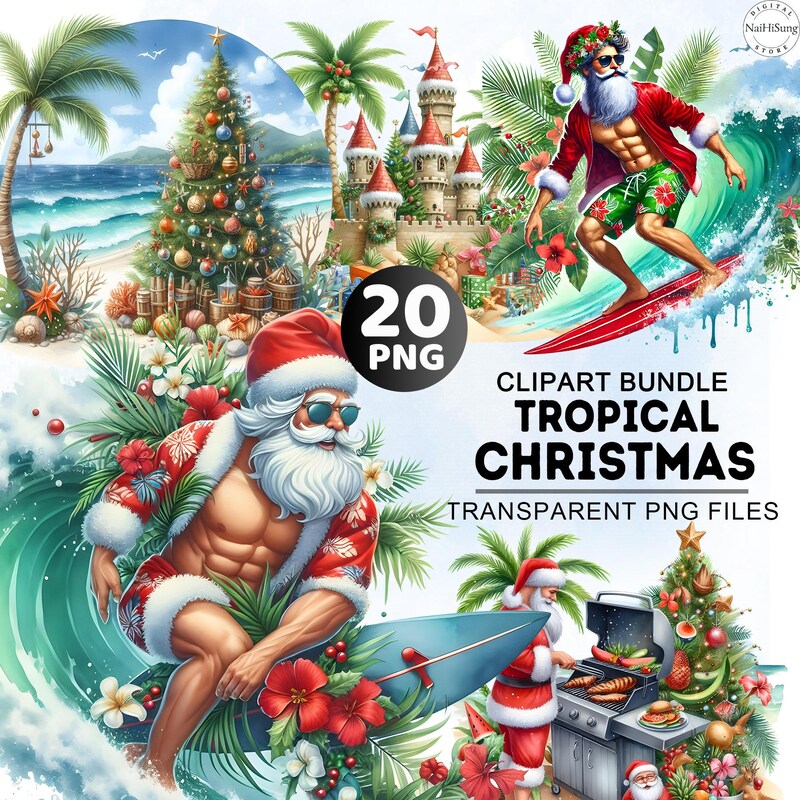 Tropical Christmas - Etsy