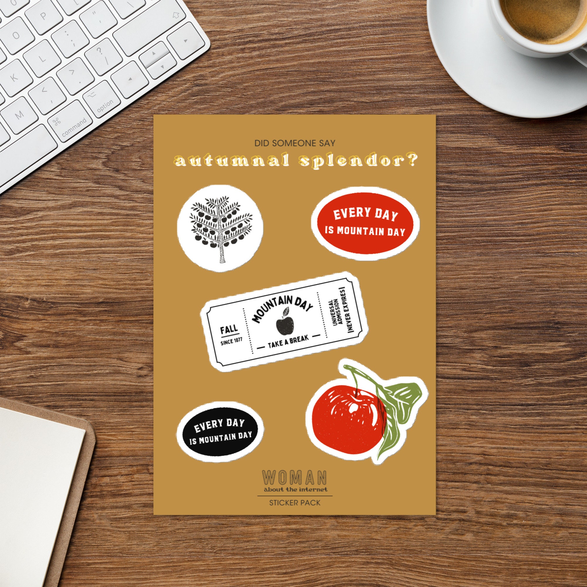 Mountain Day Sticker Pack - Etsy