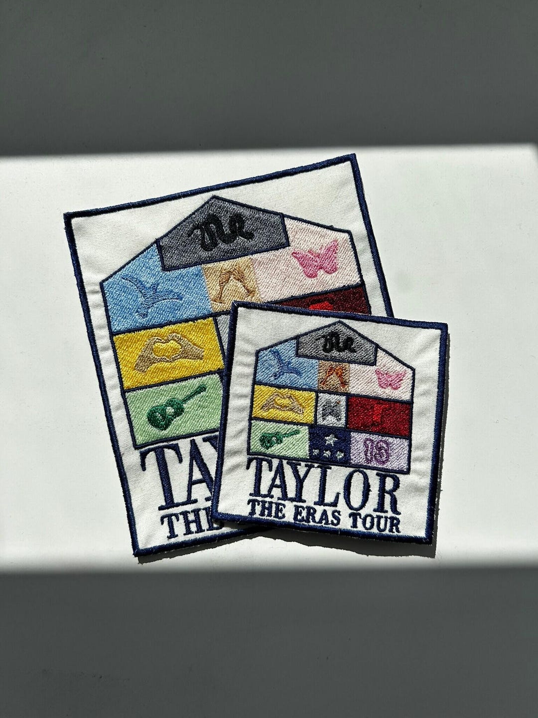 Lover House Eras Patches With Color Blocks and Symbols, Iron Patches ...