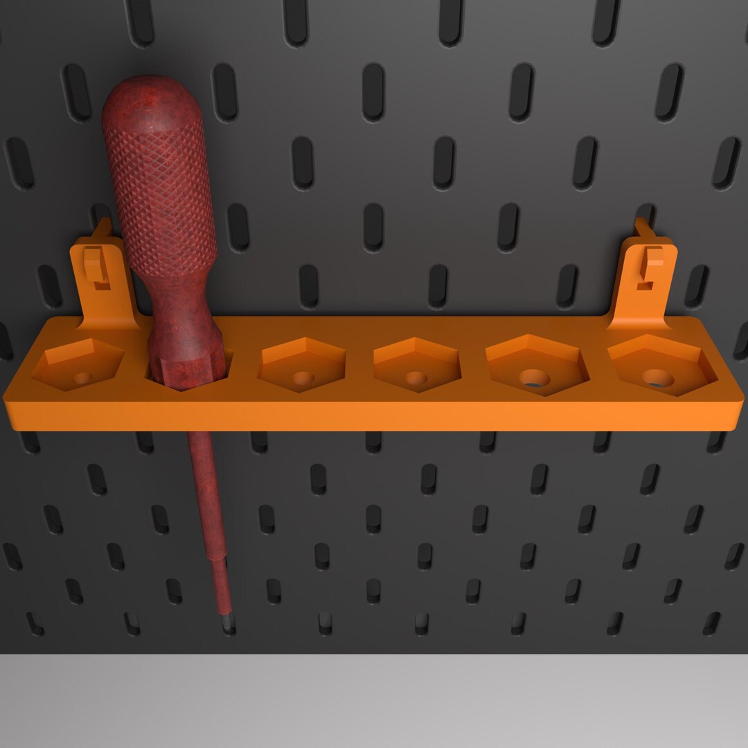 Skadis Screwdriver Holder Skadis Addon Skadis Pegboard Accessories ...