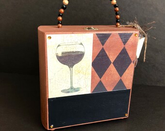 Wine purse | Etsy