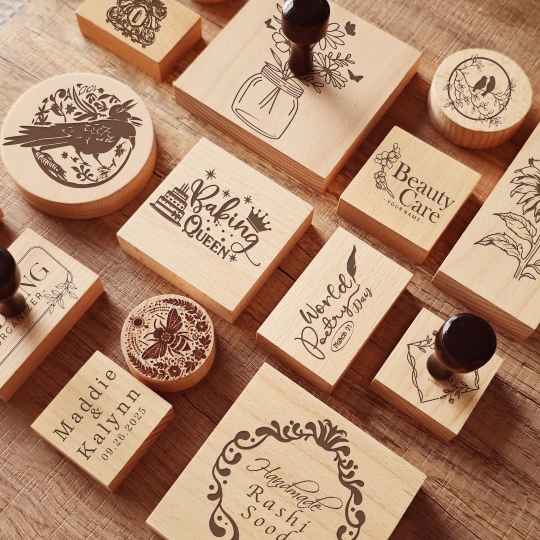 CUSTOM LOGO Stamp｜personalized Business Packaging Stamps｜large Stamp ...