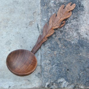 Walnut Ladle,unique Design Wooden Spoon,hand-carved Wooden Ladle,wooden ...
