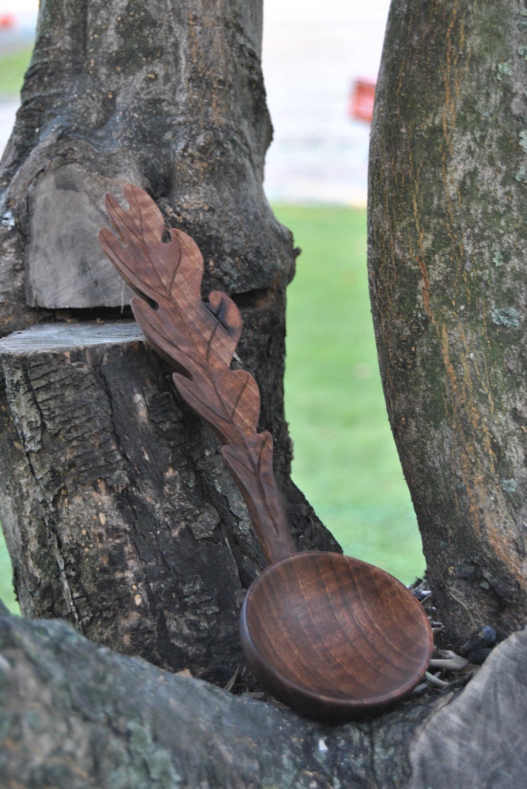 Walnut Ladle,unique Design Wooden Spoon,hand-carved Wooden Ladle,wooden ...