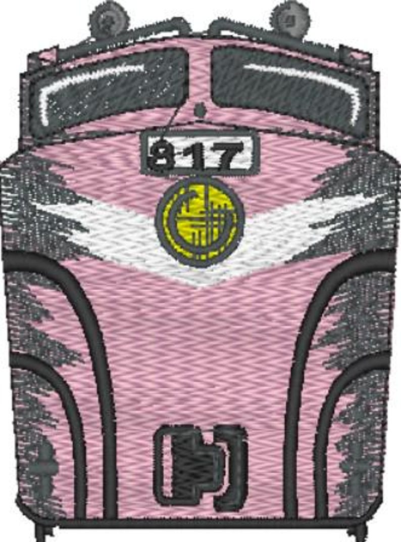 Train Front Railway Engine Digital Machine Embroidery Files Set of 12 ...