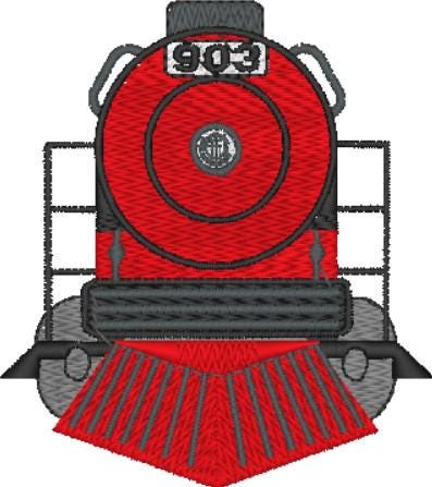 Train Front Railway Engine Digital Machine Embroidery Files Set of 9 ...