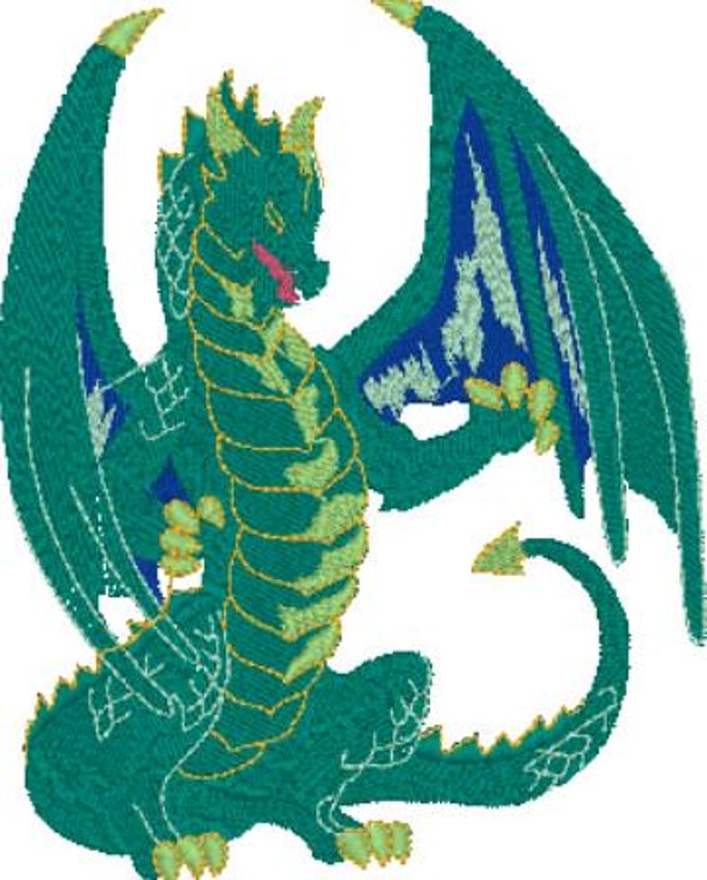 Dragons Magical Legendary Creatures Digital Machine Embroidery Files ...