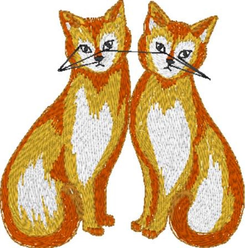 Cats and Kittens Pets Digital Embroidery Files Set of 16 Dst,exp,hus ...