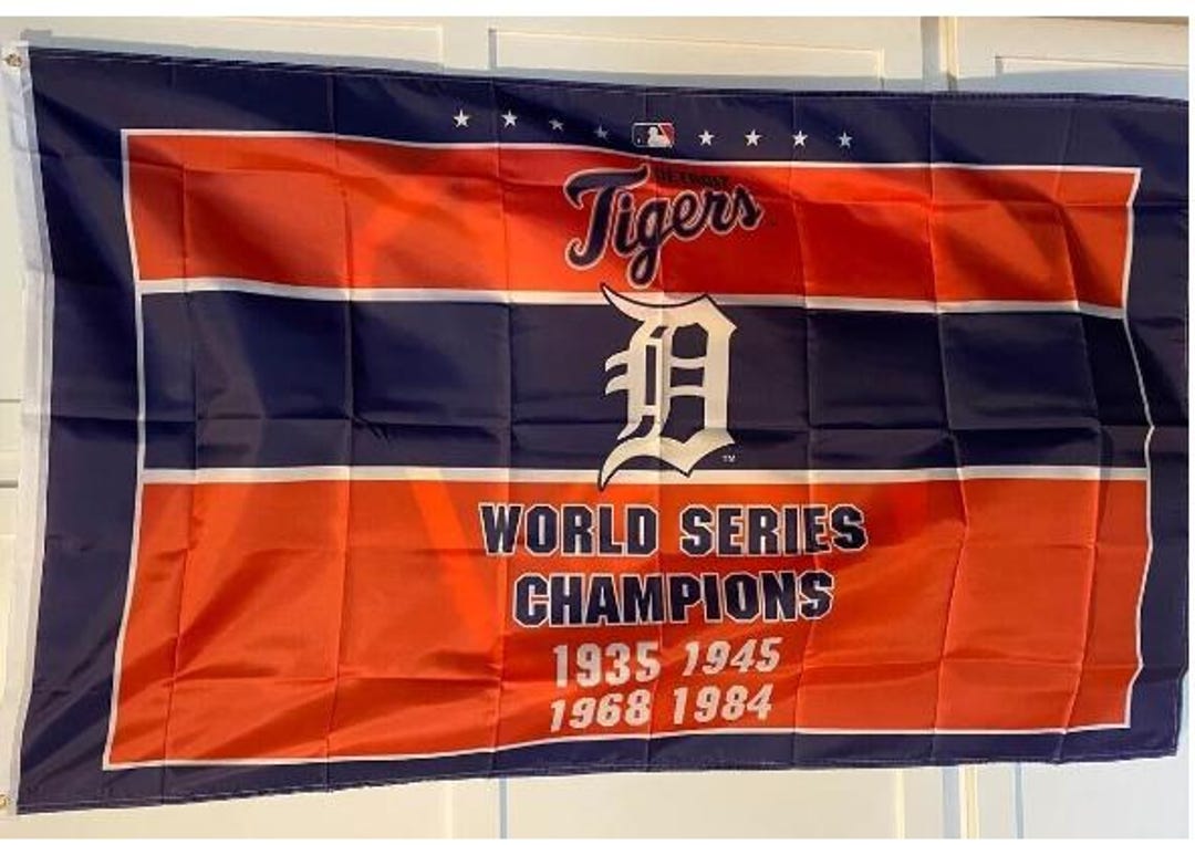 Detroit Tigers Flag 3x5ft Banner Polyester Baseball World Series ...