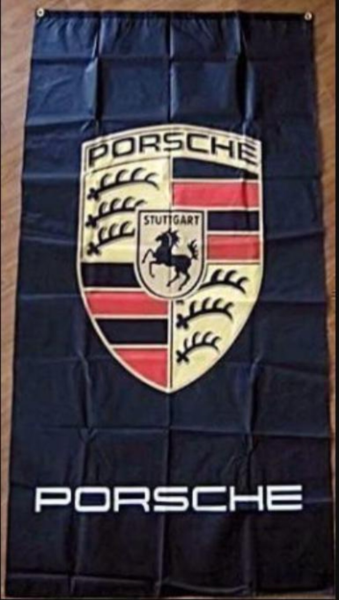 Porsche Flag Black Vertical 3X5 Ft Polyester Banner USA - Etsy