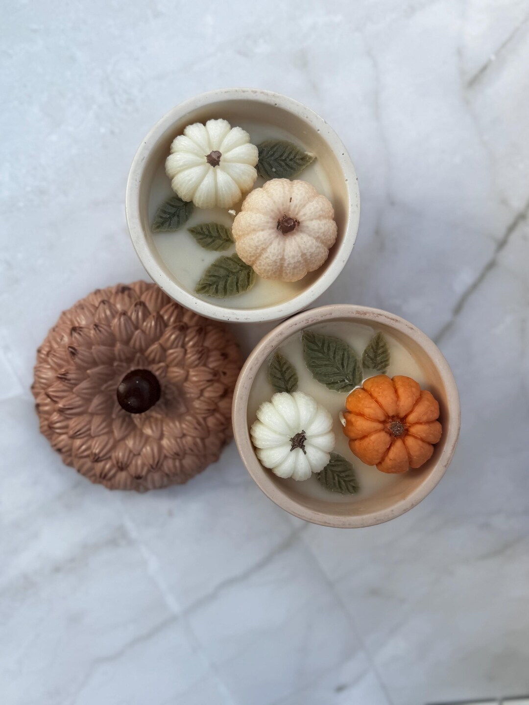 Handmade Acorn Jar Candle: Pumpkin Decor, Fall Scented, Handmade Soy ...