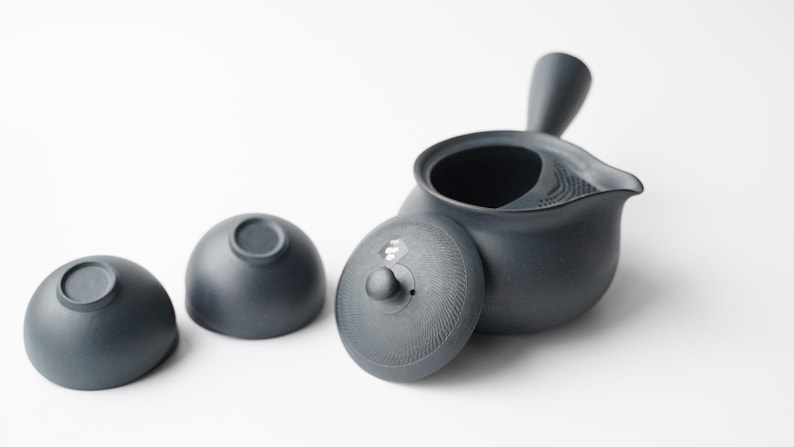 Japanese Kyusu Teapot Set With Cups - Tokoname Kyusu - 460ml - Etsy
