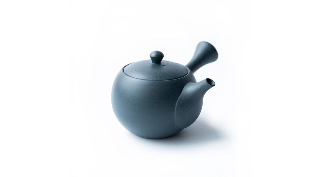 Japanese Kyusu Teapot - 240ml - Blue - Etsy