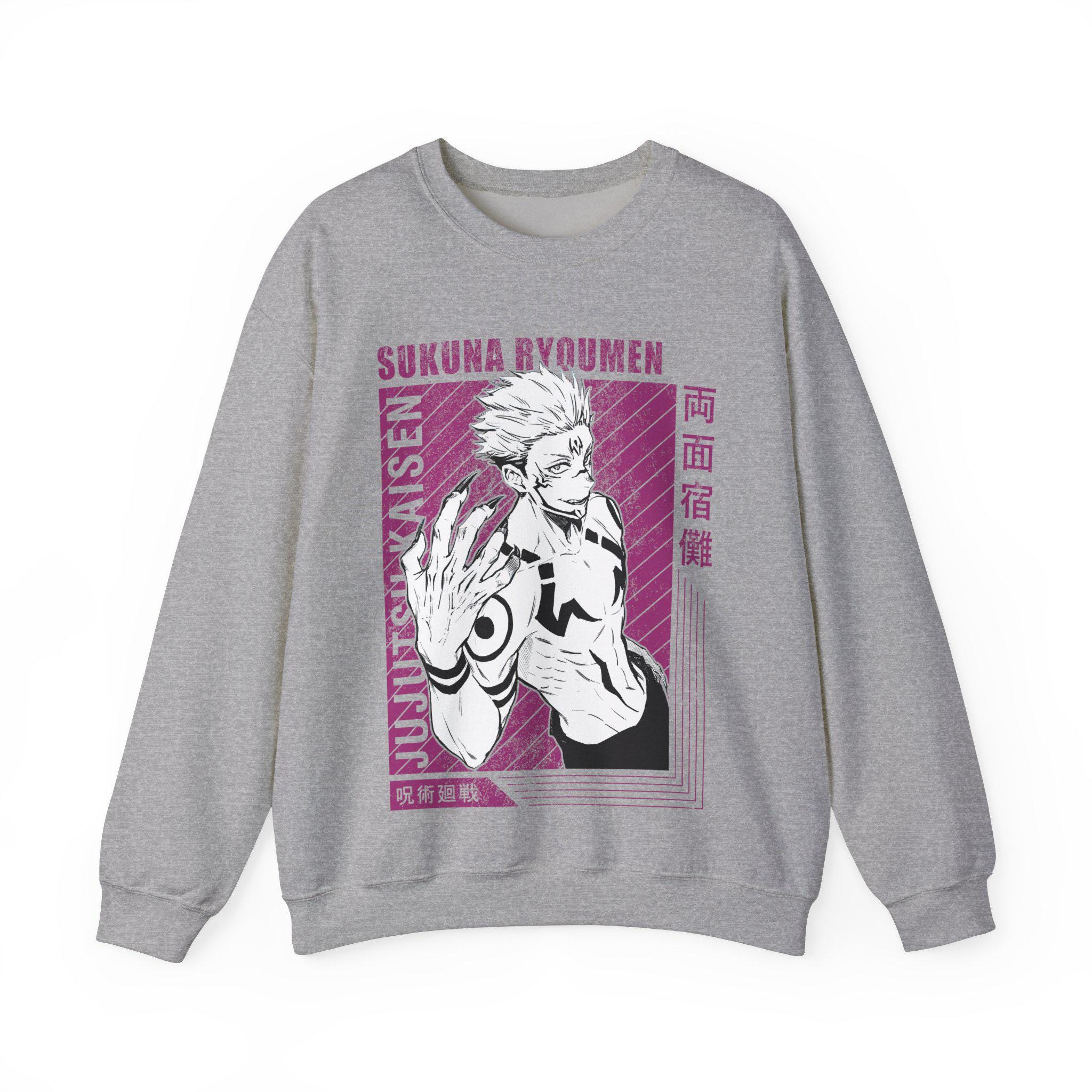 Sukuna From Jujutsu Kaisen Sweatshirt Anime Fan Gift, Unisex Crewneck ...