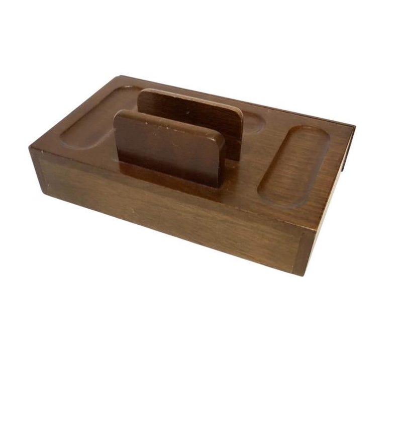 Mens Wood Jewelry Box Valet Tray Cufflink Storage - Etsy