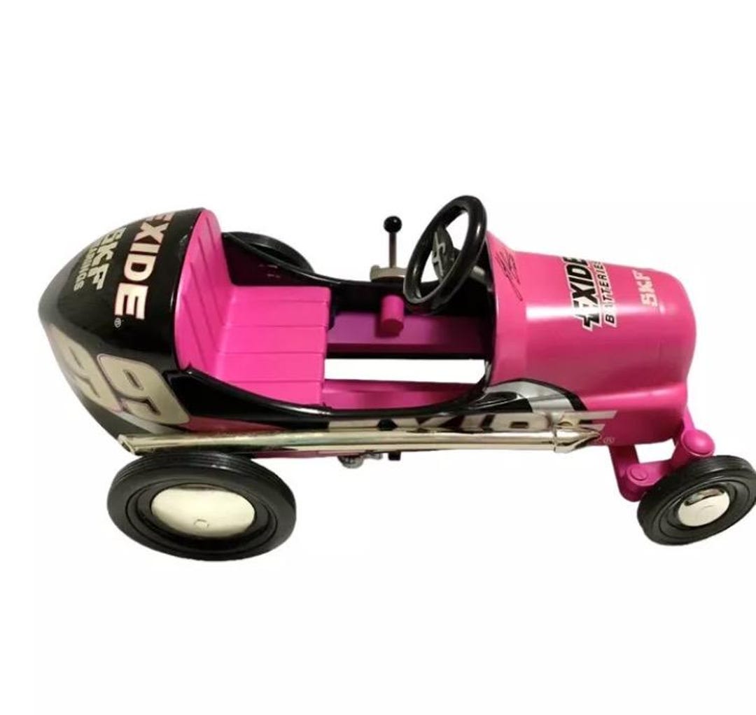 MINI Pedal Car Metal Model Vintage Exide Oil Gas Indy Style Racer 7.5 ...