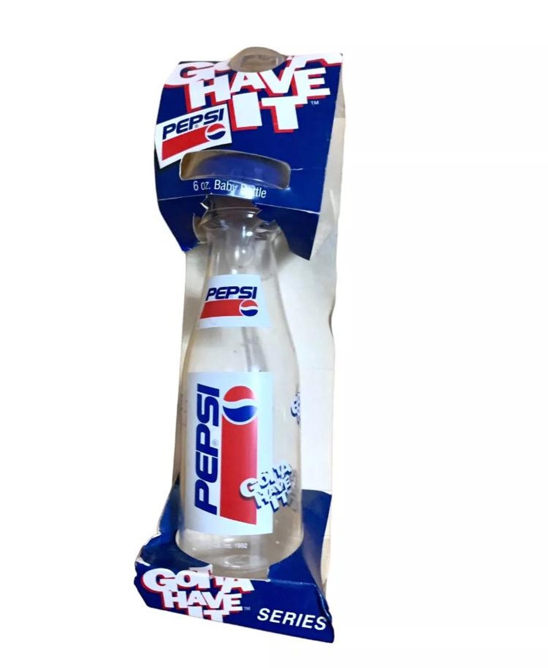 Vintage Diet Pepsi Baby Bottle NIP New Made USA Munchkin Bottling Inc 6 ...