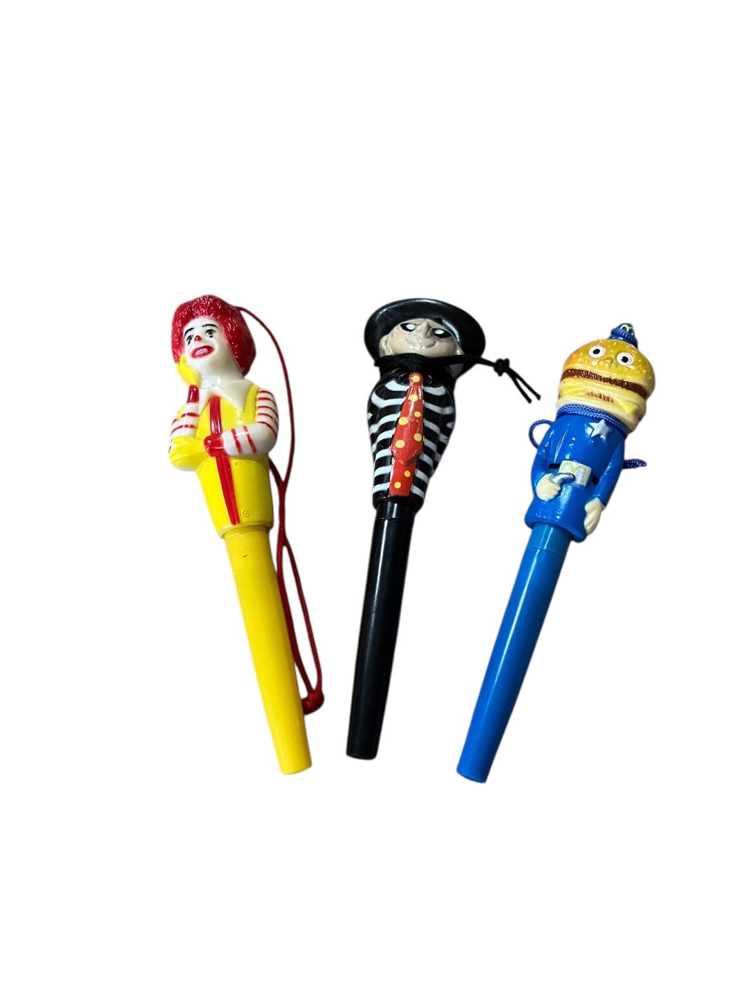 Vintage Mcdonalds Collectible Pens 1980 Ronald Mcdonald Hamburgler ...