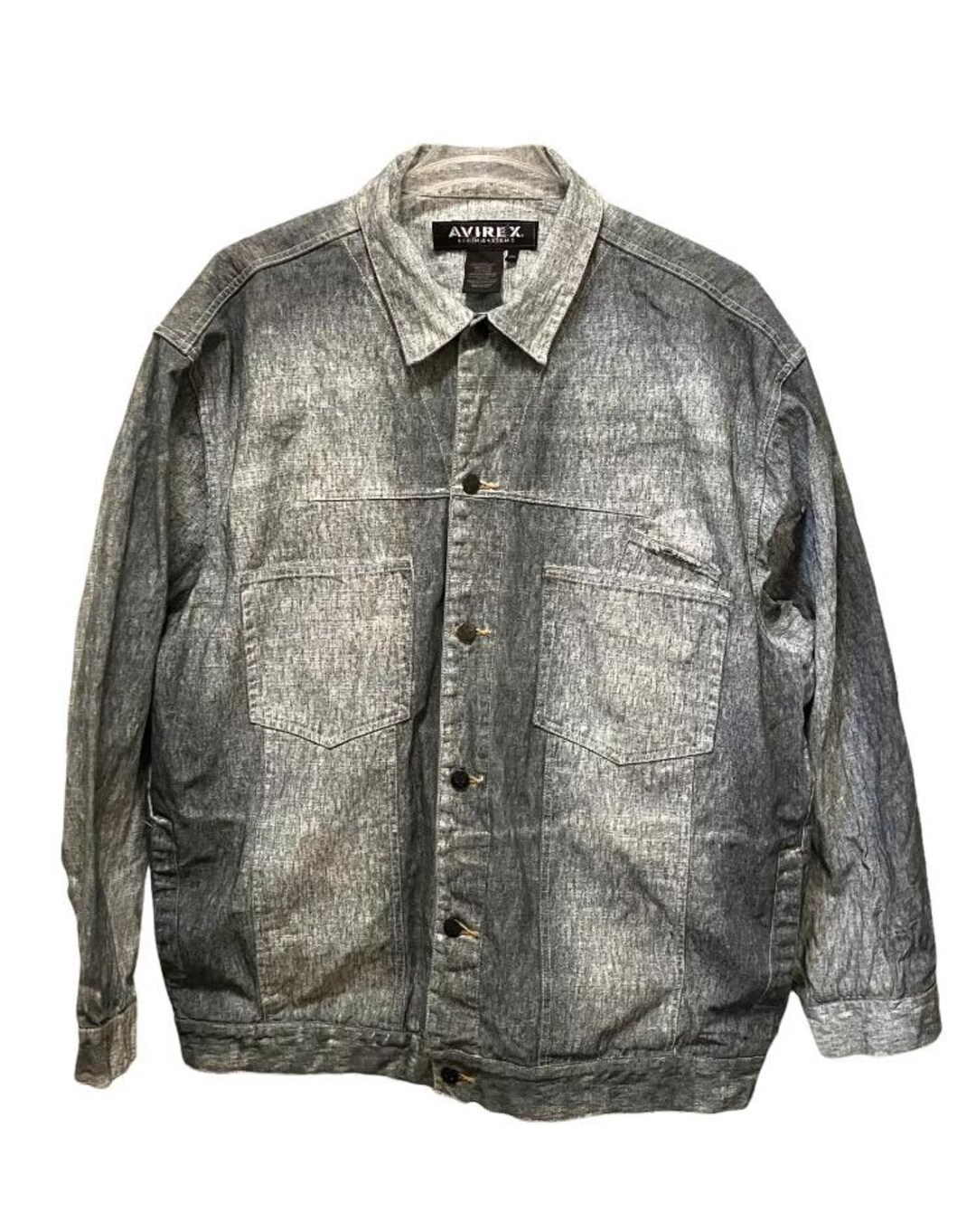 Rare Vintage AVIREX Men's Denim System Jean Jacket Size 3XL Tuskegee ...