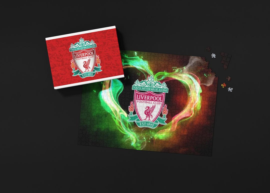 Liverpool Jigsaw Puzzle Fun Design Holiday Gift Idea, Relaxing Activity ...