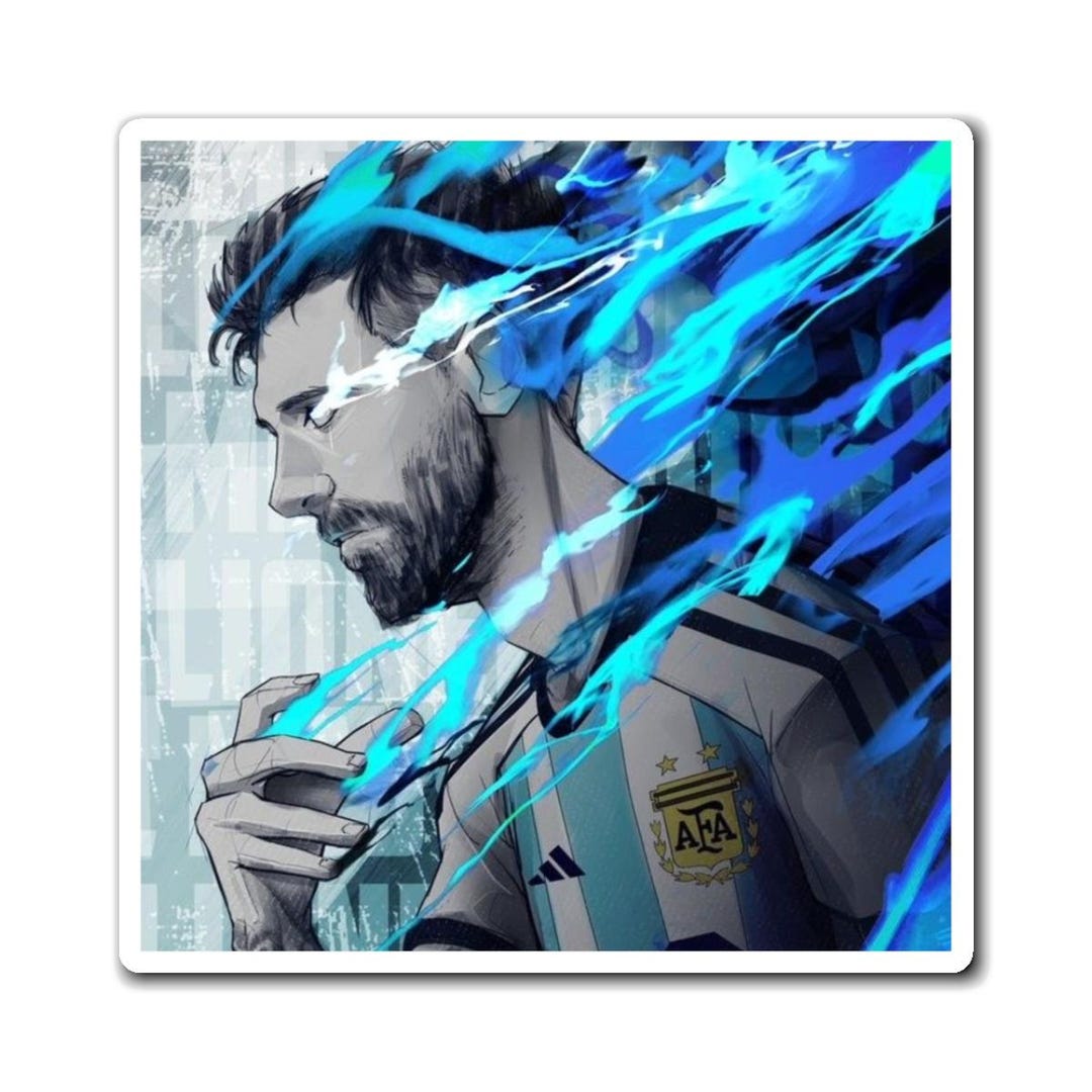 Football Magnet Messi Magnet for Soccer Fans, Sports Fridge Decor ...