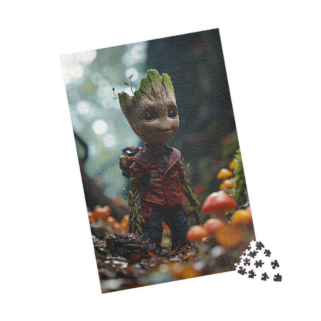 Marvel Groot Guardians of the Galaxy 1000-piece Jigsaw Puzzle, Puzzle ...