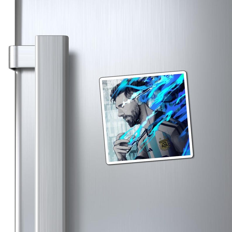 Football Magnet Messi Magnet for Soccer Fans, Sports Fridge Decor ...