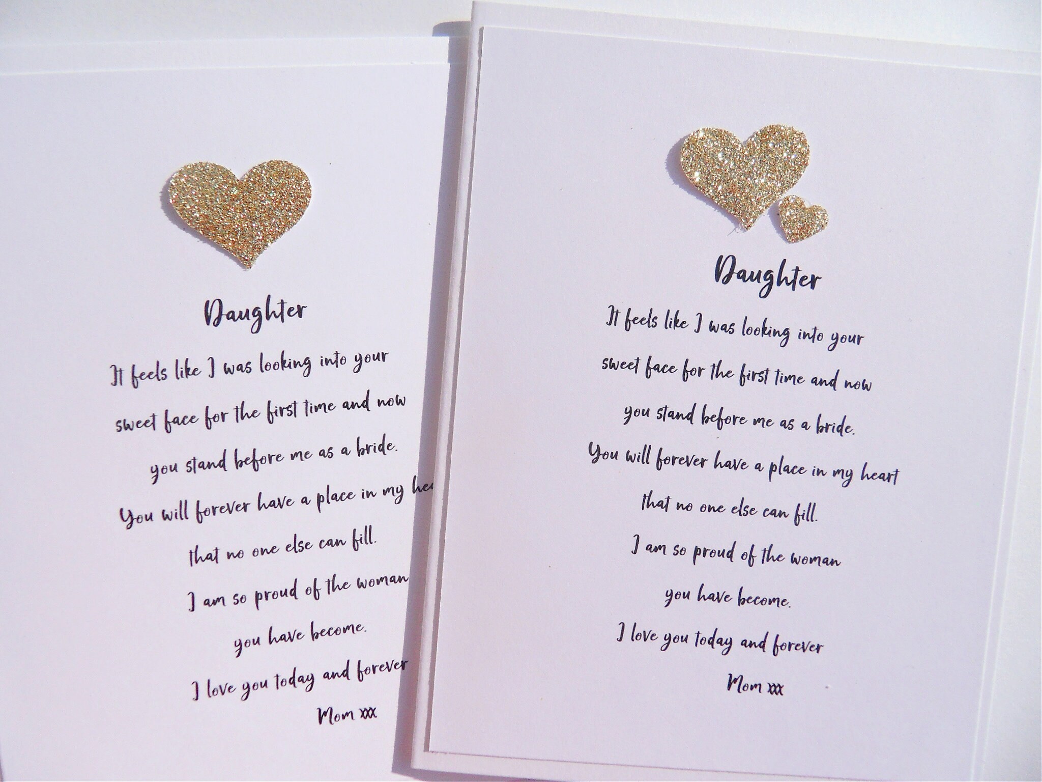 Wedding Day Card for Daughter, to My Daughter on Your Wedding Day Card ...