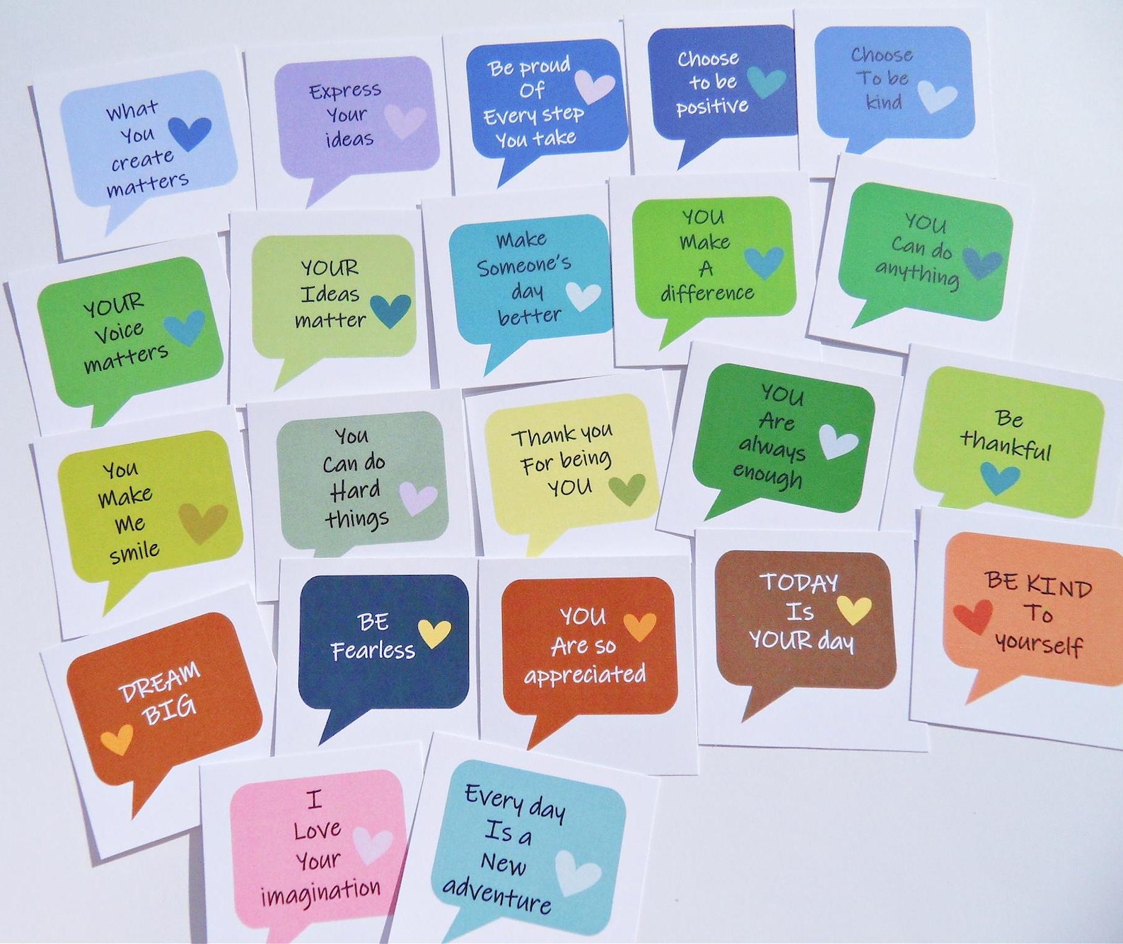 Words of Encouragement Cards, 75 Positivity Affirmation Cards ...
