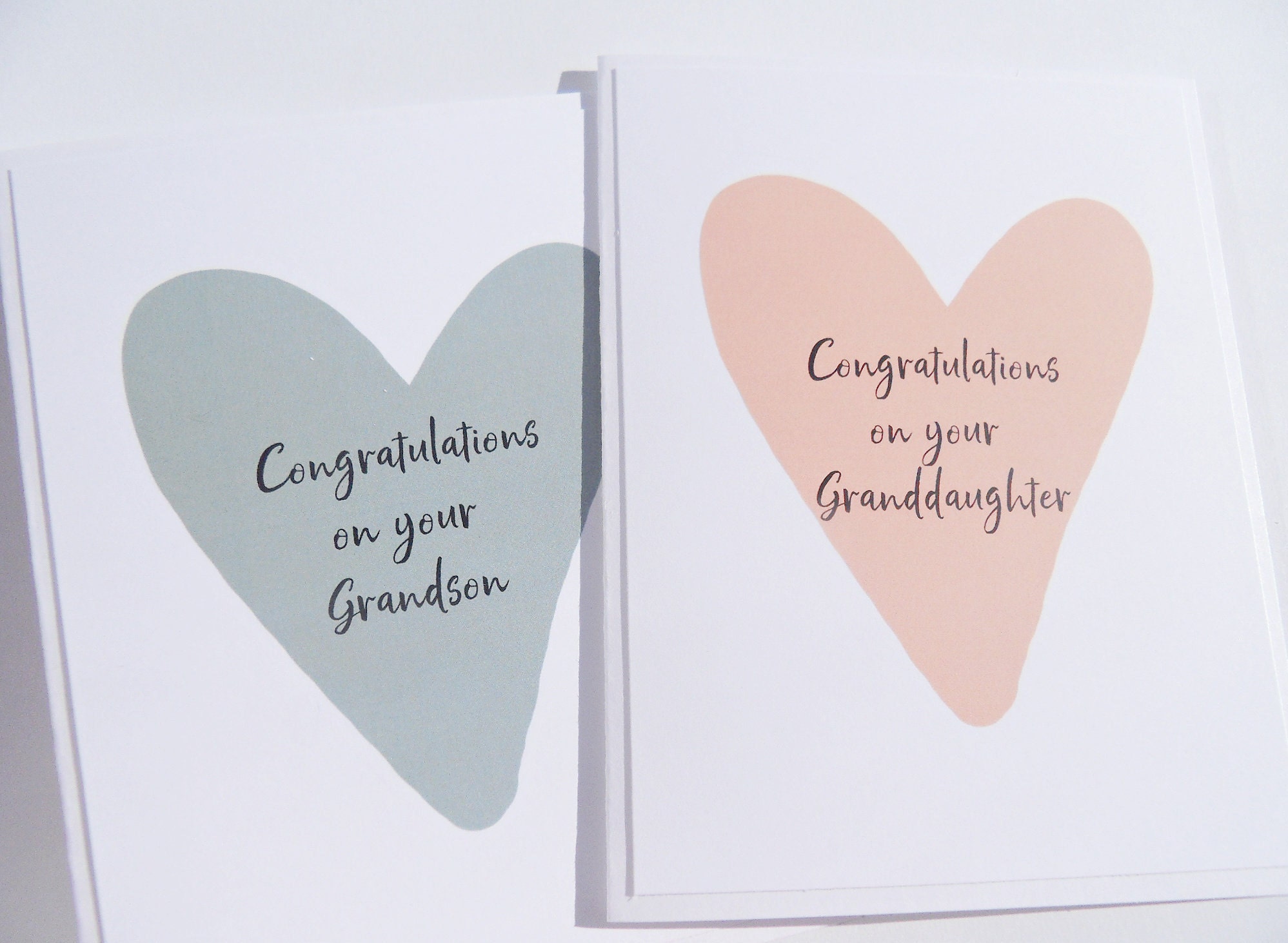 New Grandchild. Card for Grandparents. Pregnancy Announcement Card ...