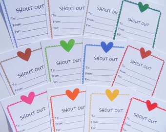 Printable Teacher Shout Out Cards Recognition Cards Good - Etsy